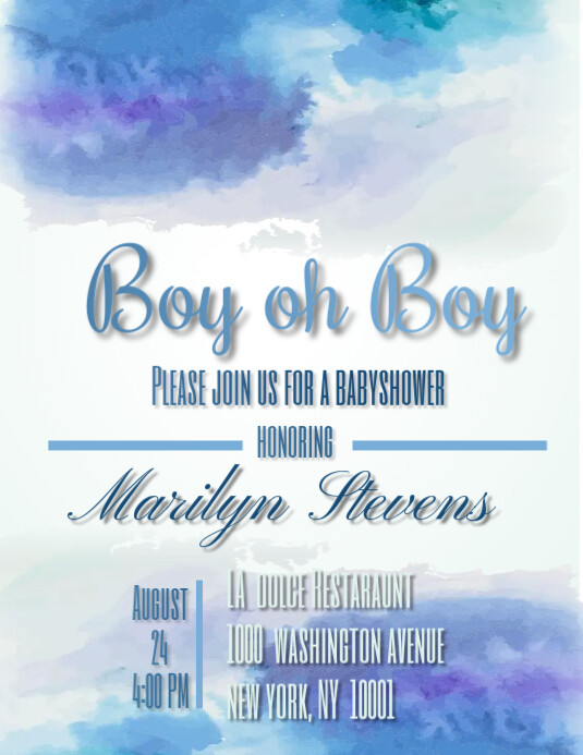 Baby Shower Event Template | PosterMyWall