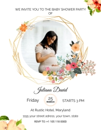 Baby Shower Event Flyer Template | PosterMyWall