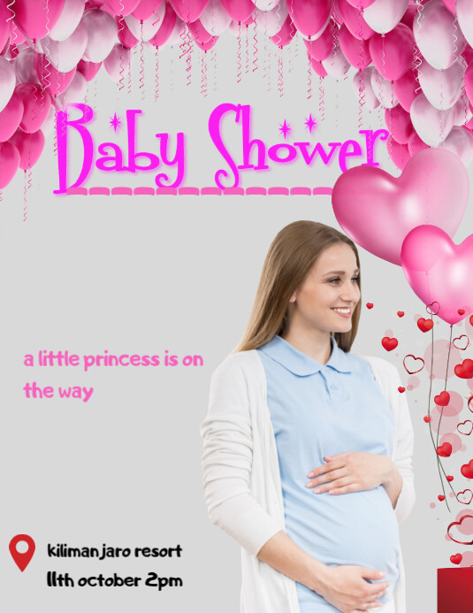 baby shower flyer Template | PosterMyWall