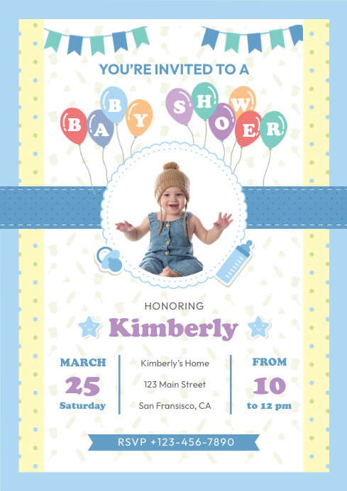 Baby Shower Flyer Template | PosterMyWall