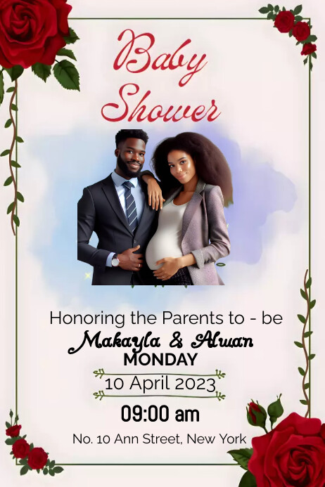 Baby Shower Poster Template | PosterMyWall