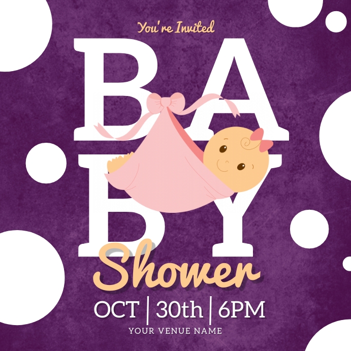 Copy of Baby Shower Poster | PosterMyWall