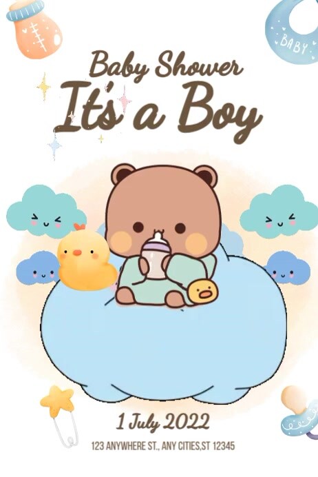 Baby Shower Video Template | PosterMyWall