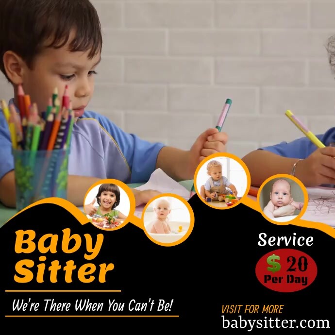 baby sitter Template | PosterMyWall