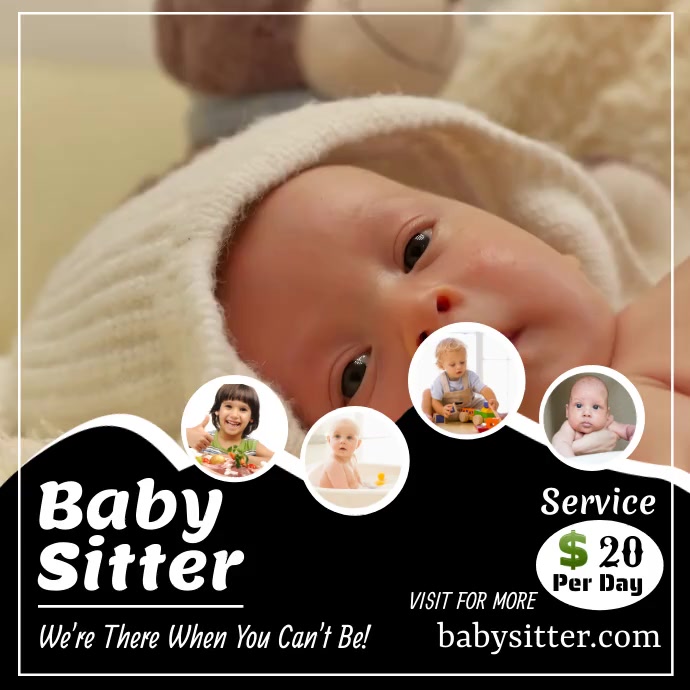 baby sitter Template | PosterMyWall