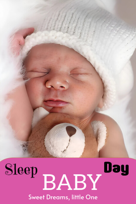 Baby Sleep Day Flyer Template | PosterMyWall
