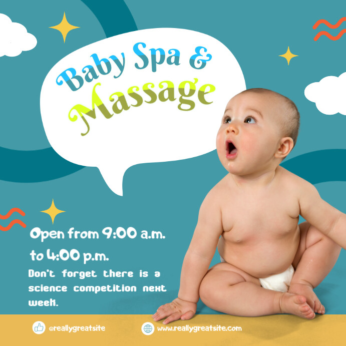 BABY SPA AND MASSAGE Template | PosterMyWall