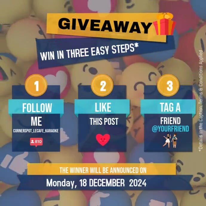 giveaway contest | PosterMyWall