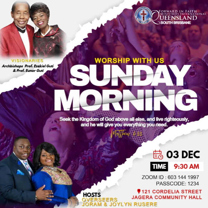 worship with us | PosterMyWall