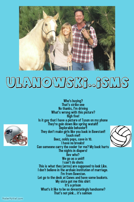 Copy of Ulanowski...isms | PosterMyWall