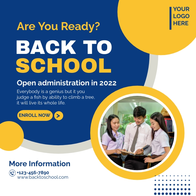 Copy of Bach to School | PosterMyWall