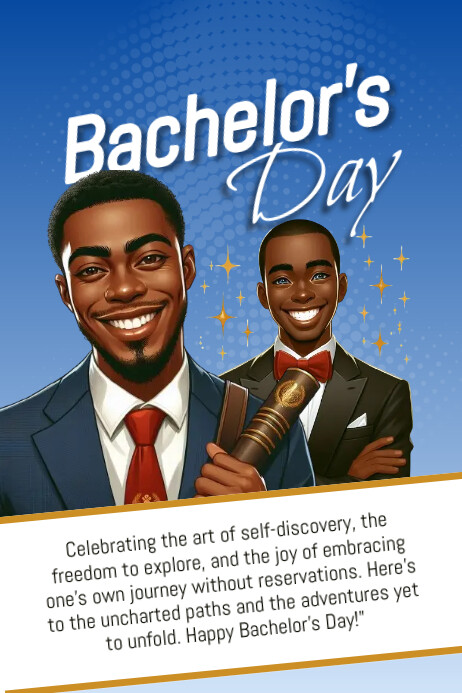 BACHELOR'S DAY Template | PosterMyWall