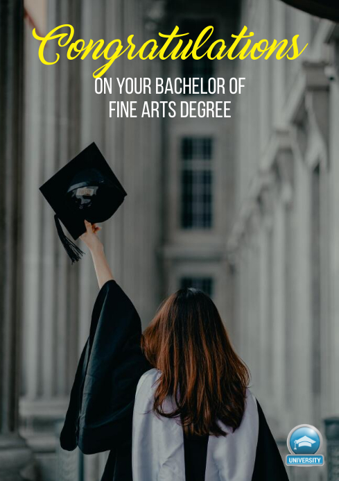 Bachelor's Degree Template | PosterMyWall