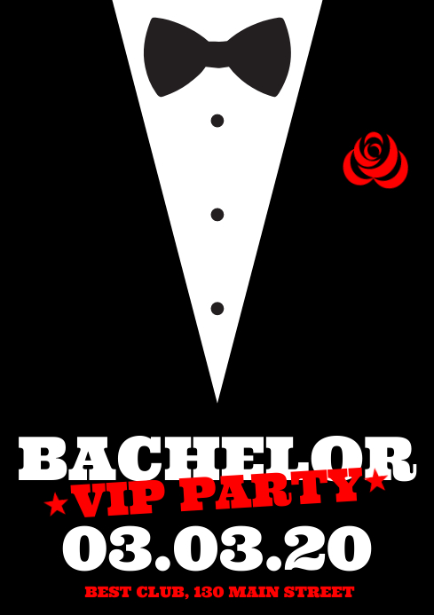 Copy of BACHELOR PARTY POSTER | PosterMyWall