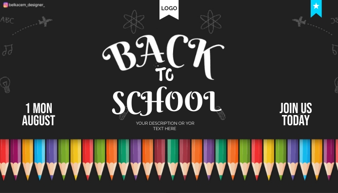 Copy of back 2 school event cover | PosterMyWall