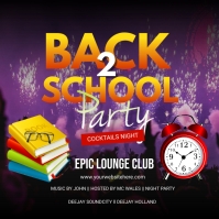 Back 2 School Party Templates | PosterMyWall