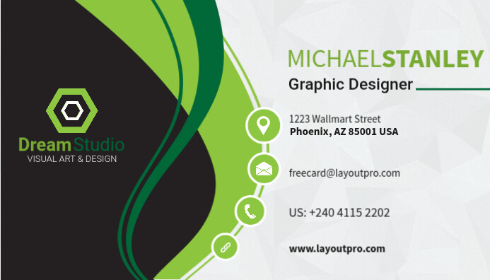 Back Business Card Template | PosterMyWall