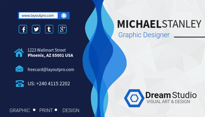 Back Business Card Template | PosterMyWall