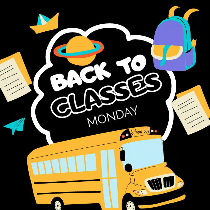 Back to classes Instagram post Template | PosterMyWall
