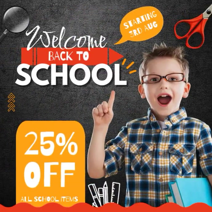 back to school, event ,school,giveaway Template | PosterMyWall