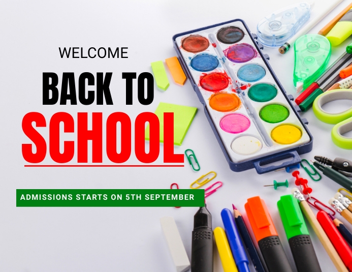 back to school, welcome back to school Templat | PosterMyWall