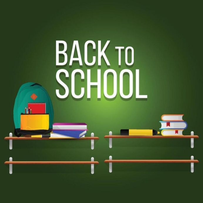 Back to School & First Day of School Poster Template | PosterMyWall