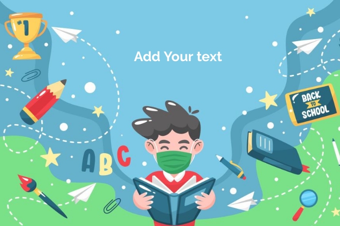 Back to School & First Day of School Poster Template | PosterMyWall