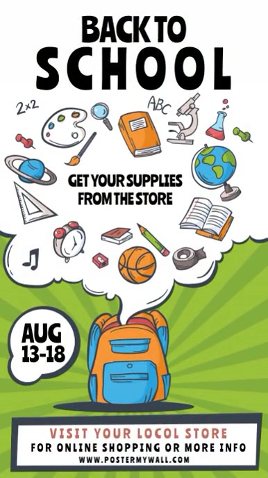 Back to School , New Admission post Template | PosterMyWall