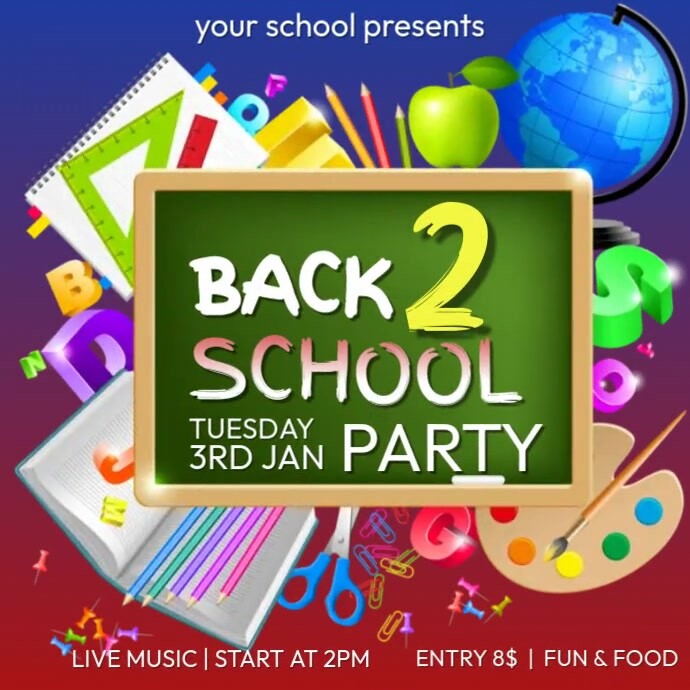 Copy of BACK TO SCHOOL (2) | PosterMyWall