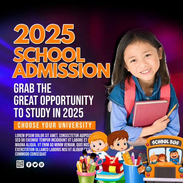 BACK TO SCHOOL .E Template | PosterMyWall