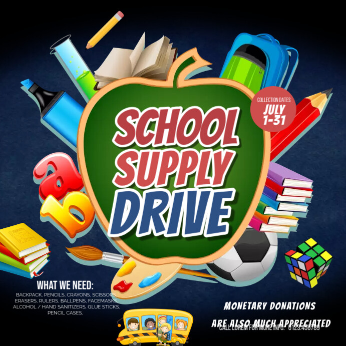 Copy of BACK TO SCHOOL .E | PosterMyWall