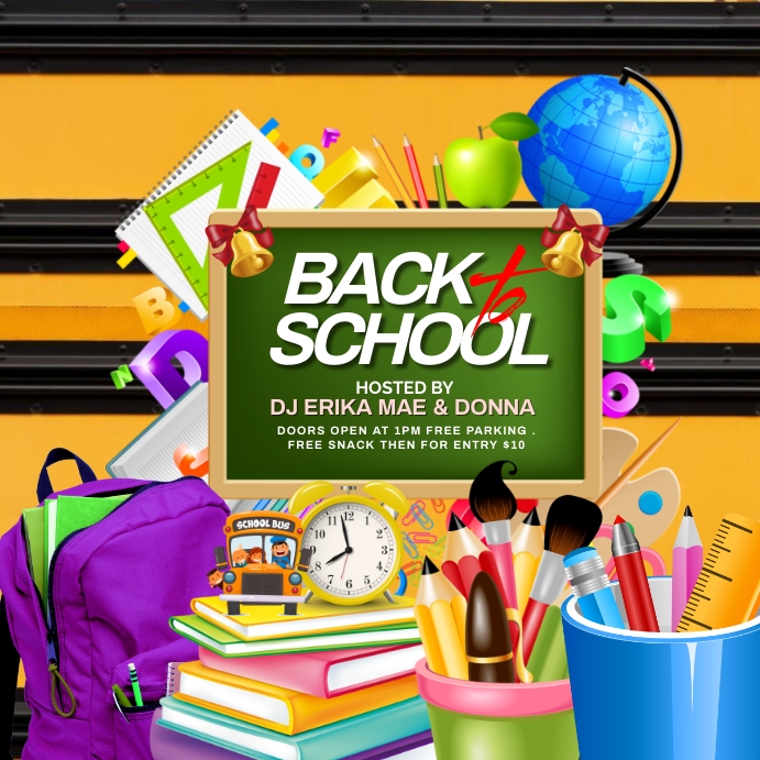 BACK TO SCHOOL .E Template | PosterMyWall