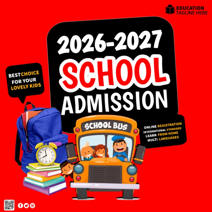 BACK TO SCHOOL .E Template | PosterMyWall