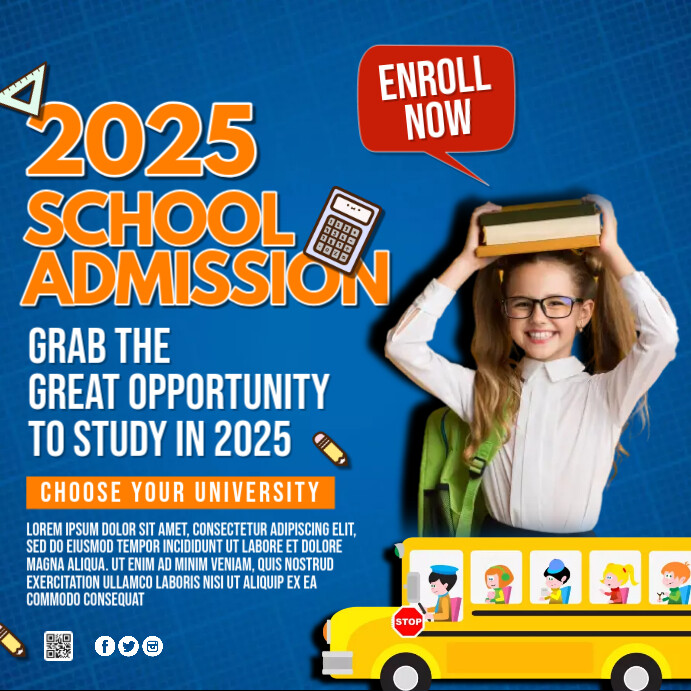 BACK TO SCHOOL .E Template | PosterMyWall