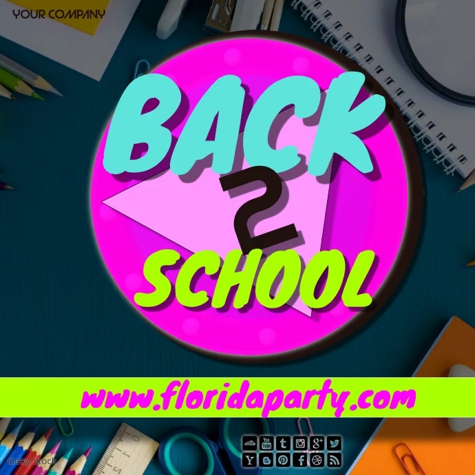 back to school 2 video Template | PosterMyWall
