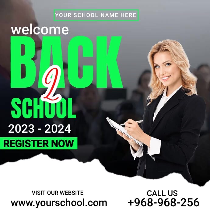back to school 2023 Template | PosterMyWall