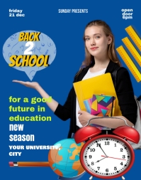 back to school ad design flyer Template | PosterMyWall