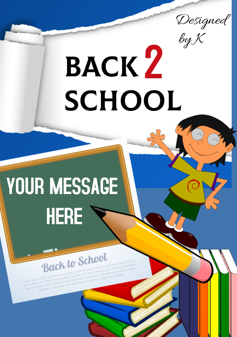 Back to School Admission Online Classes Template | PosterMyWall