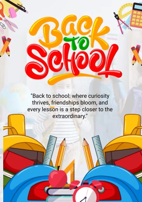 Modèle Back To School Ads | PosterMyWall