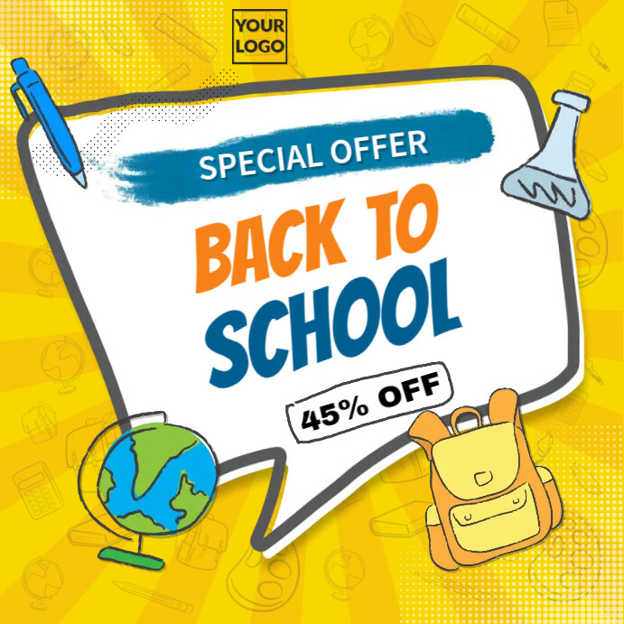 Back to School Ads Template | PosterMyWall