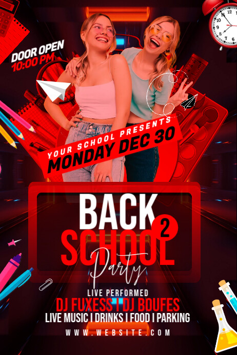 Back To School Banner Template | PosterMyWall