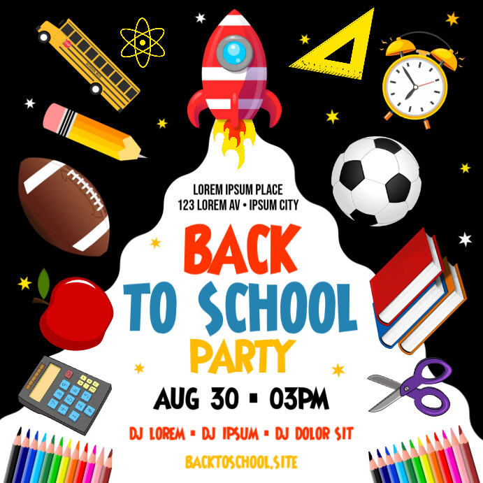 Copy of BACK TO SCHOOL BANNER | PosterMyWall