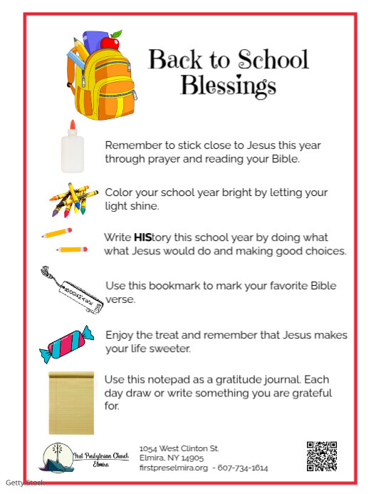 Plantilla de Back to School Blessings | PosterMyWall