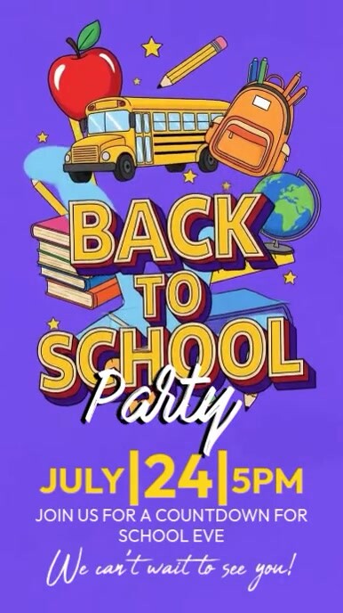 Back to School Celebration Template | PosterMyWall