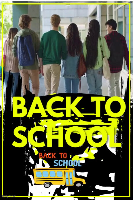 Back To School Template | PosterMyWall