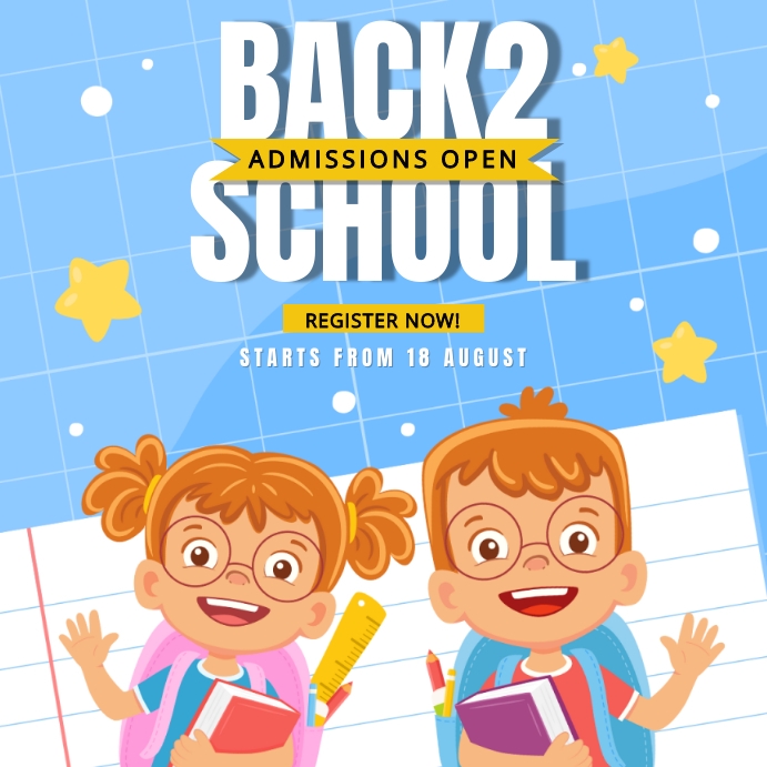 Plantilla de BACK TO SCHOOL | PosterMyWall