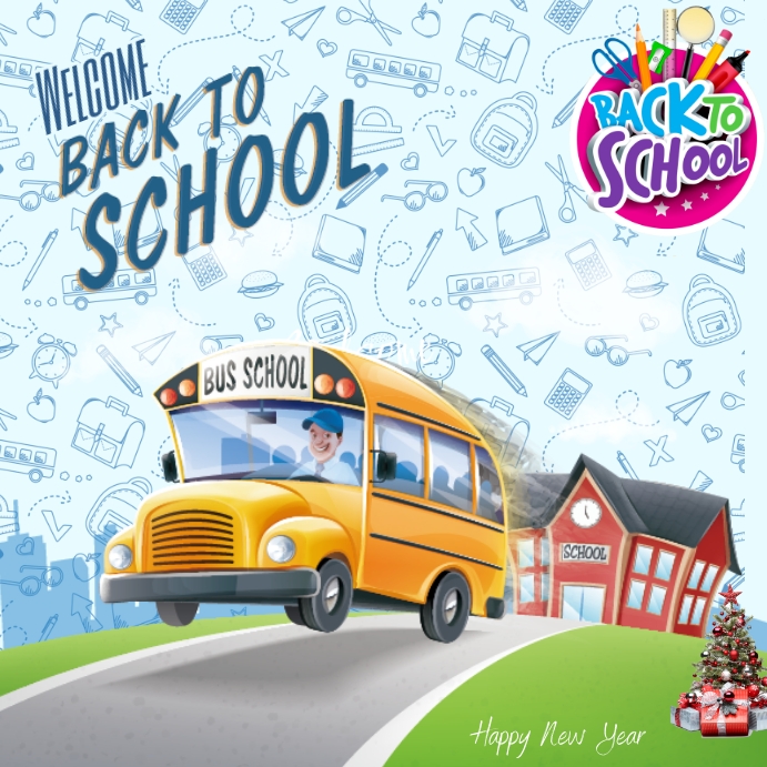 Plantilla de De Regreso a La Escuela | PosterMyWall