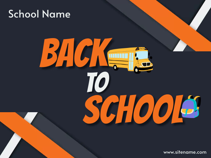 Back to School Template | PosterMyWall