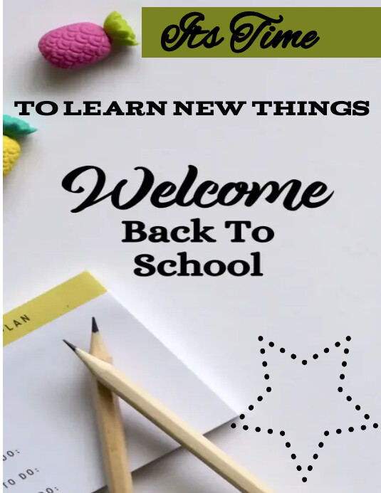 Back to school Template | PosterMyWall