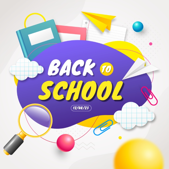 Plantilla de Back To School | PosterMyWall